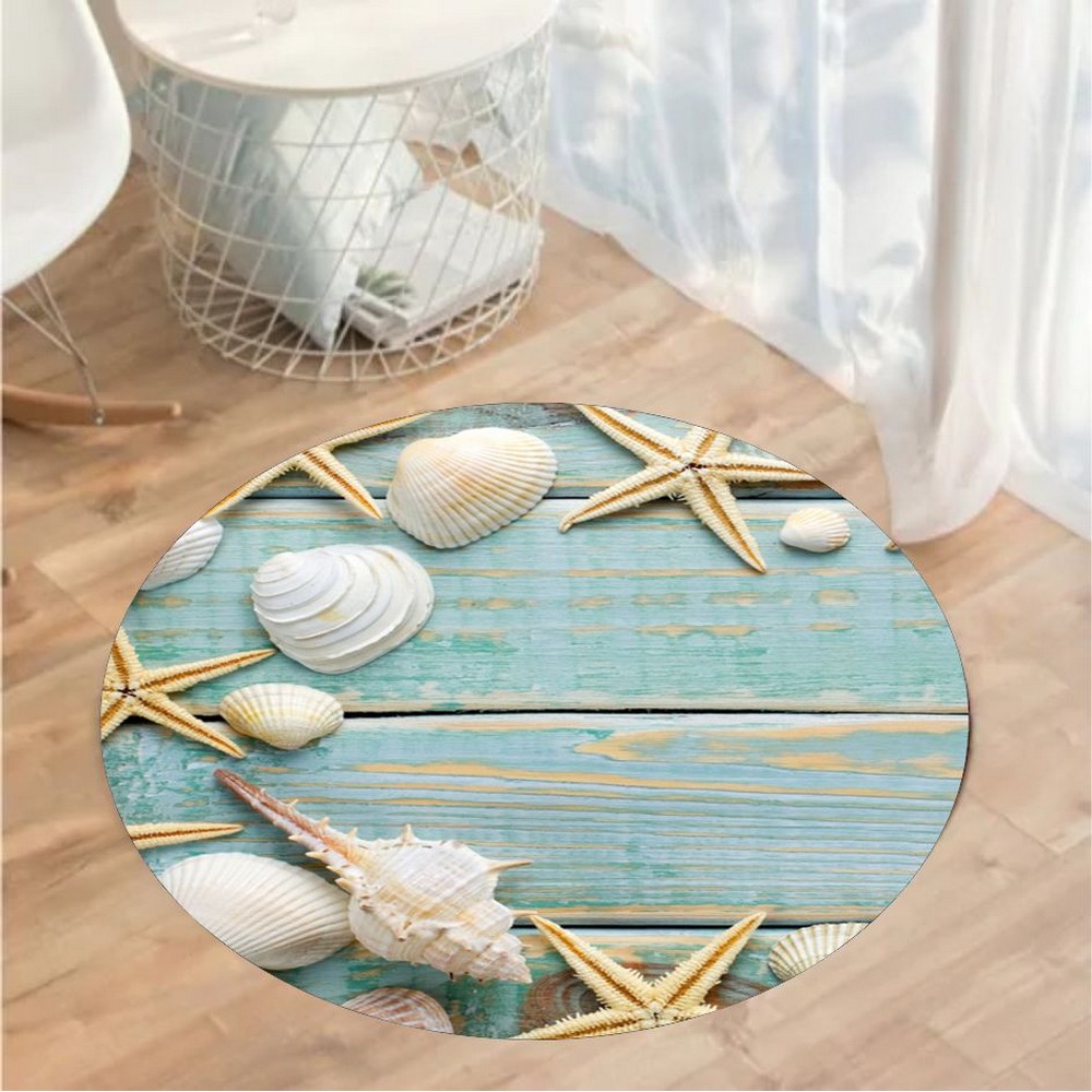 Aktunç Dekoratif Ev İçi Yuvarlak Paspas 70 x 70 Cm AKT1080 Fiyatı