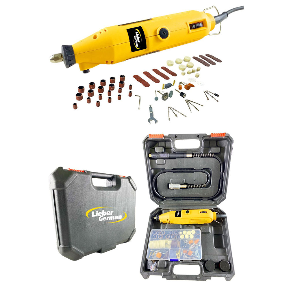 Lieber German 181 Parça 400 Watt 60.000 Rpm 6 Kademe Devirli Hobi ...