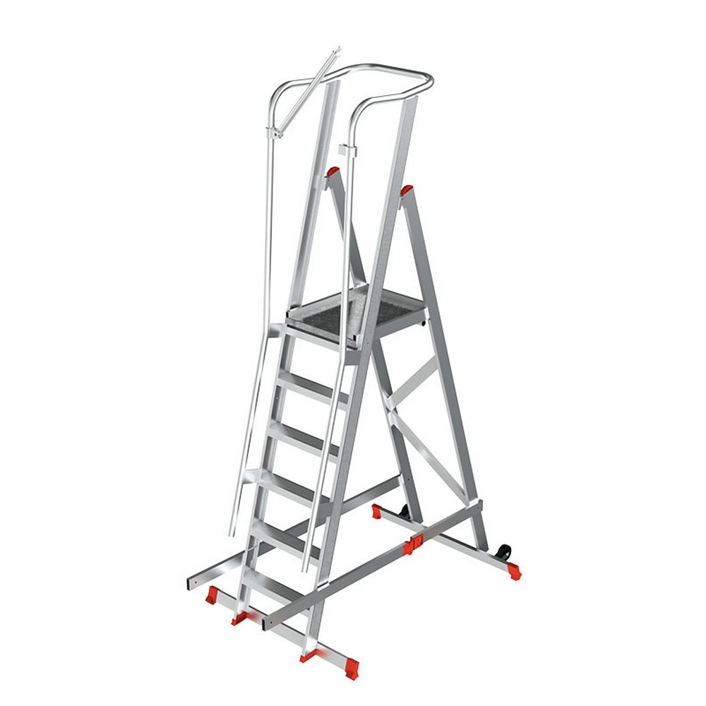 Saraylı 225 cm 8+1 Geniş basamklı katlanabilir tekerlekli platform ...